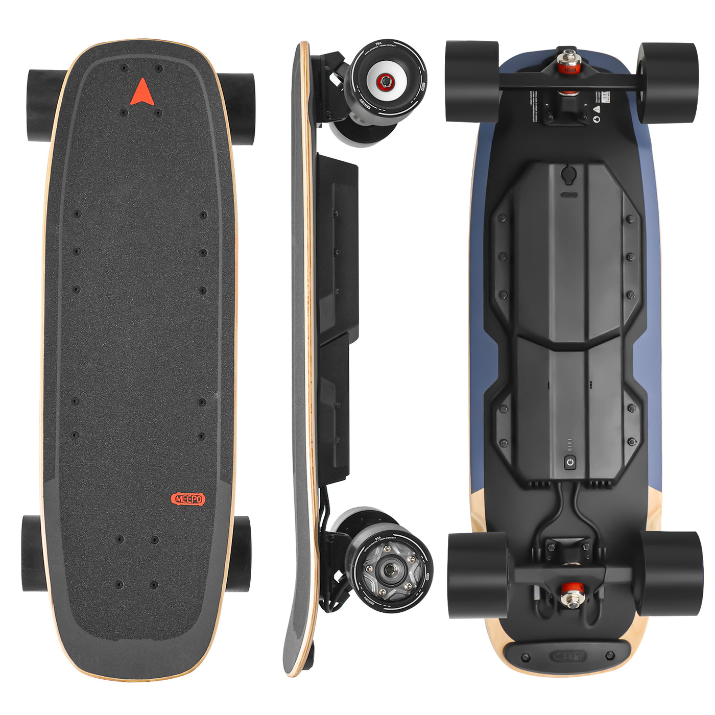 MEEPO MINI 5 Electric Skateboard: Dish-Shaped Deck for Dynamic Control