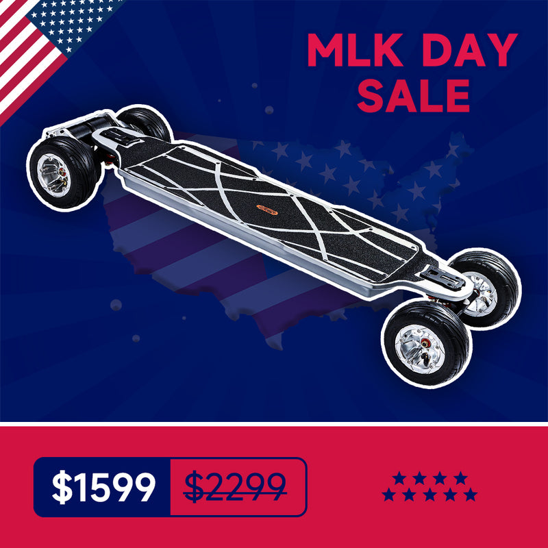 Meepo Hurricane Carbon Off-road All Terrain Electric Skateboard