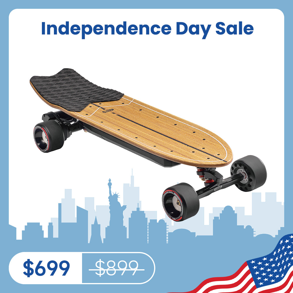 MEEPO FLOW - Surfboard-Inspired Electric Carving Skateboard