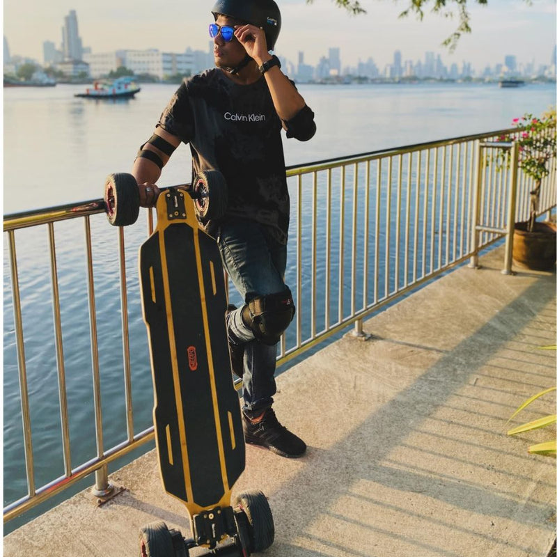 MEEPO Hurricane Bamboo-Ultimate Off-Road Electric Skateboard Mastery