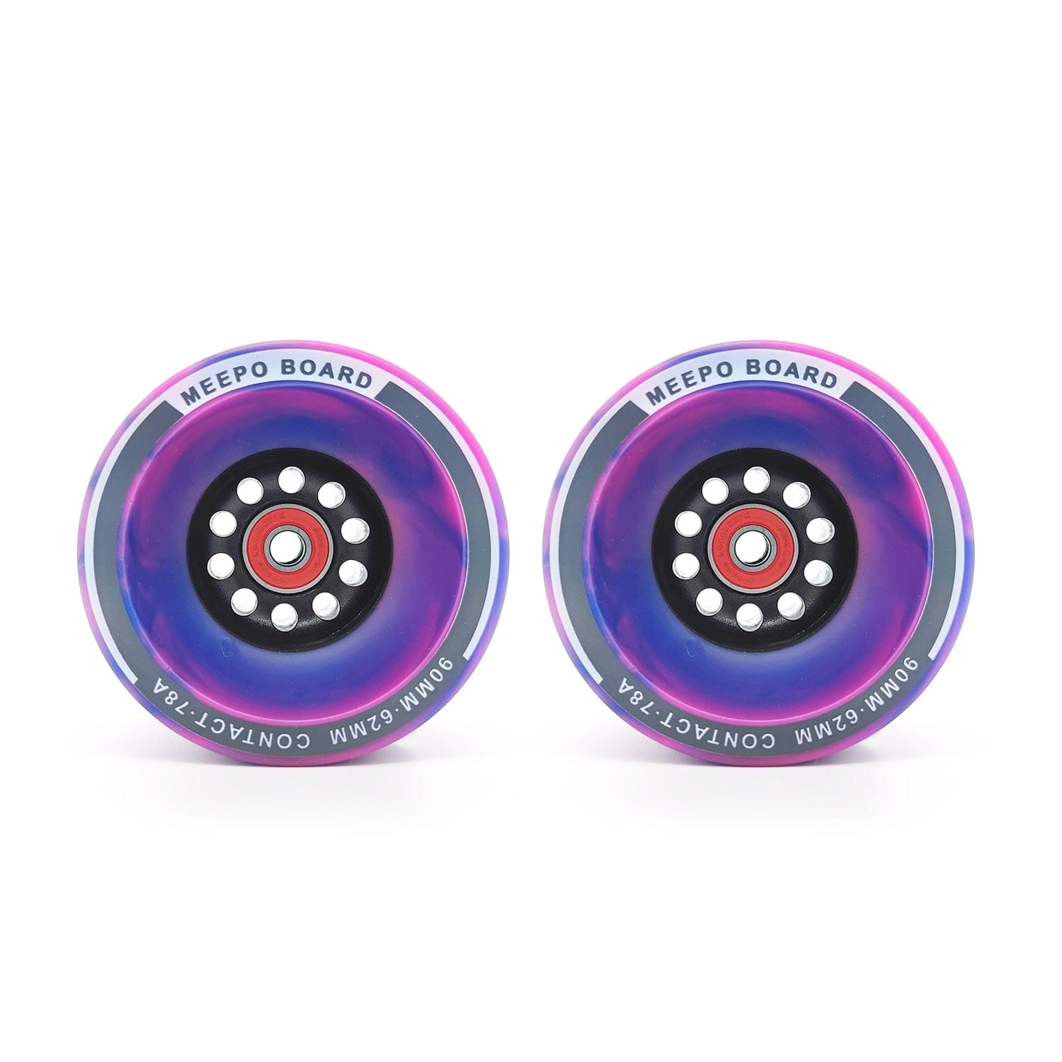 All-Board Fit 90mm Purple Front Wheels